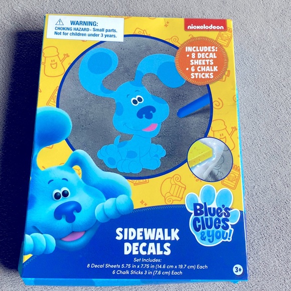 Nickelodeon | Toys | Nickelodeon Blues Clues You Sidewalk Decals | Poshmark